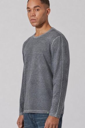 Hempage Hempage Herren vegan Langarmshirt Shale Grau