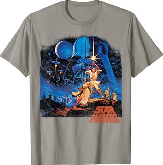 Star Wars A New Hope Klassisches Vintage-Plakat-T-Shirt C1 T-Shirt
