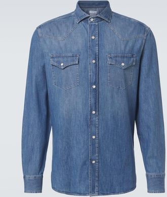 Brunello Cucinelli Jeanshemd
