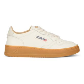 Autry Femme, Chaussures, Beige, Taille: 39 EU Medalist Low-top Baskets