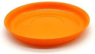 Kimmel Teller 14 cm Geschirr Camping Picknick Party Outdoor Mehrweggechirr - 100% recyclebar orange