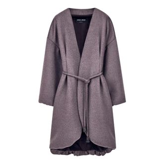 Giorgio Armani Manteau Caban - Femme - Manteaux - Gris - Taille: 44 FR
