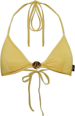Moschino Femme, Maillots de bain, Jaune, Taille: 42 FR Smiley Triangle Bikini