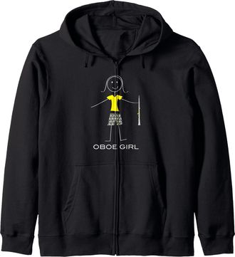 Whyitsme Design Lustige Frauen Oboe, M&auml;dchen Musiker Geschenke Kapuzenjacke