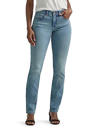 Lee Ultra Lux Comfort with Flex Motion Straight Leg Jean, Côte-Nord, 36 Femme