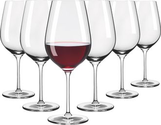 Ritzenhoff 6311001 Rotweinglas 600 ml - Serie Glanzlicht - 6 St&uuml;ck im Geschenk-Set - schick-modern - Made in Germany
