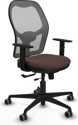 Piqueras y Crespo Jorquera B&uuml;rostuhl mit 1D-Armlehnen, h&ouml;henverstellbare Lendenwirbelst&uuml;tze, ausgestattet mit Syncro/Traslack und eingespritztem Schaum. Mit Rollen von 