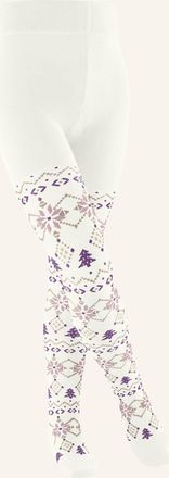 Falke Strumpfhose Nordic Fair Isle weiss