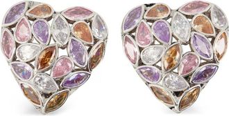 Self Portrait Heart-shaped Earrings