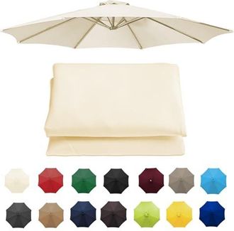 Generic Toile de rechange durable pour parasol de jardin, terrasse et ext&eacute;rieur