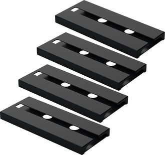 Cabilock 4 St&uuml;ck Wineglass Rack weinregal Bar Weinorganisator gl&auml;serhalter wandmontiert Weinglashalter STEMware Rack Weinglas Lagerung Black Wiederverwendbar