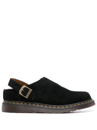 Dr. Martens mules Isham en cuir - Noir