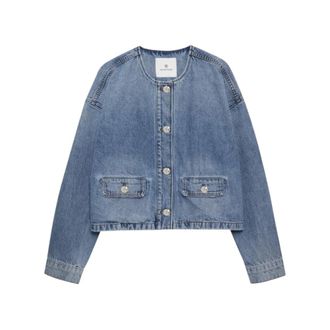 Anine Bing Femme, Vestes, Bleu, Taille: 40 FR Denim Jacket