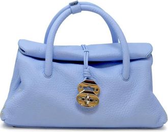 Zanellato Hobo Bags - Blue Salento Dotta Centauro Leather Handbag - Gr. unisize - in Blau - f&uuml;r Damen