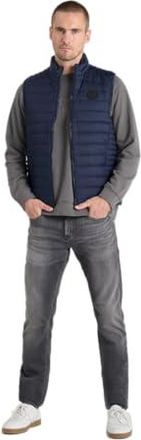 Le Temps Des Cerises Doudoune sans manches Croz bleu marine