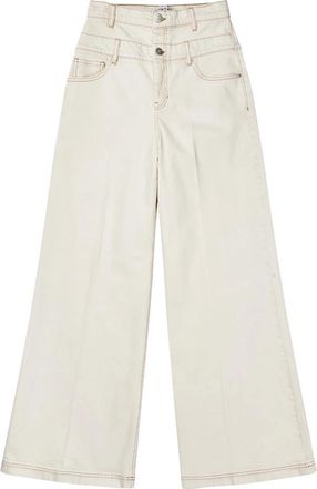 Munthe Femme, Jeans, Blanc, Taille: 46 FR Wide Jeans