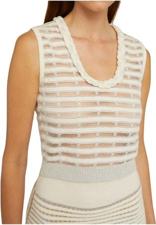 Genny Femme, Pulls, Blanc, Taille: 38 FR Genny Sweaters