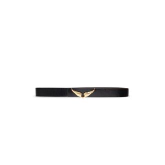 Zadig&Voltaire Leder G&uuml;rtel Rock - - Accessories - Damen - Schwarzk - S