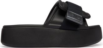 Melissa Pantoletten Melissa Melissa Free Fuzzy Slide Platform Ad 37835 Schwarz