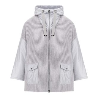 Herno Resort Jacke im Fishermans Rib - - Jackets - Damen - Grau - M
