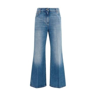 Valentino Straight-Leg Denim Jeans - Blue