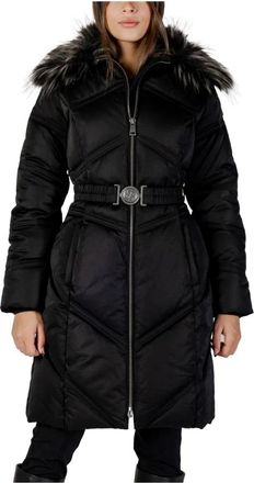 Guess Femme, Vestes, Noir, Taille: 44 FR Veste zipp&eacute;e &agrave; manches longues avec poches avant