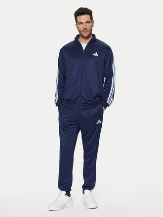 adidas Jogginganzug Sportswear Basic 3-Stripes JI8873 Dunkelblau Regular Fit