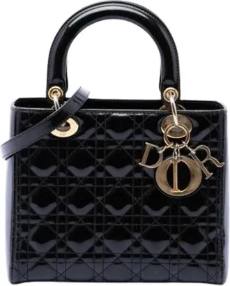 Dior Pre-owned Lady Dior - Femme - Pre-owned - Noir - Taille: ONE Size