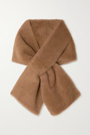 Max Mara &Eacute;charpe En Poil De Chameau Et En Laine M&eacute;lang&eacute;s - Marron