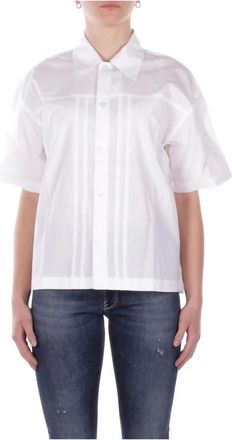 Carhartt Work in Progress Femme, Blouses et Chemises, Blanc, Taille: 40 FR Chemise &agrave; Boutons