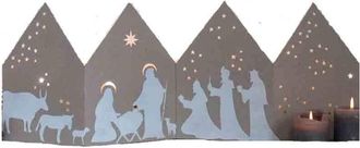 Good old Friends X-Mas Silhouette Krippe