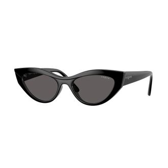 Vogue Eyewear Stilvolle Sonnenbrille in Schwarz - - Accessories - Damen - Schwarzk - 52 MM