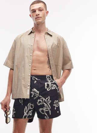 Wood Wood Dub - Short de bain - Noir multicolore