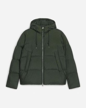 Arket Upcycled Down Steppjacke -Gr&uuml;n