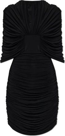 The Mannei Robe avec drap&eacute;s - Femme - Robes - Noir - Taille: 38 FR