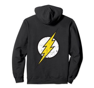 DC Comics DC Flash-Logo, modern, im Used-Look Pullover Hoodie