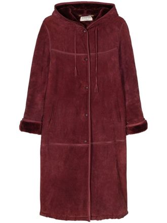 A.N.G.E.L.O. Vintage Cult manteau en daim (années 1980) - Rouge