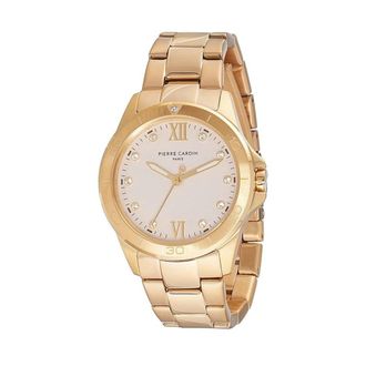 Pierre Cardin Femme, Accessoires, Jaune, Taille: ONE Size Cf1009Mg Dress Watch