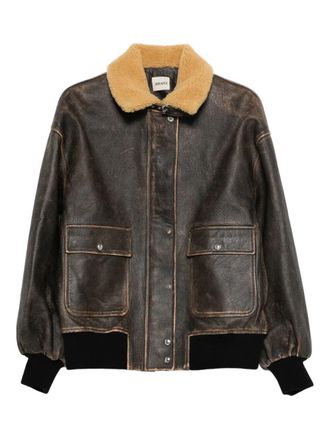 Khaite Sandor Leather Jacket