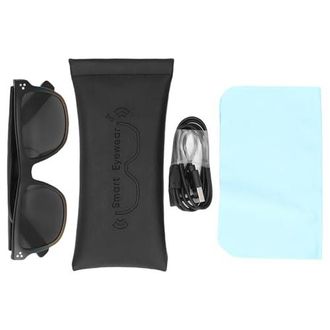 CHICIRIS Lunettes Intelligentes, 5.3, Charge Magn&eacute;tique, Contr&ocirc;le Tactile, avec Traduction en 144 Langues, Autonomie de 8 &agrave; 10 Heures, pour les Appels Musicaux