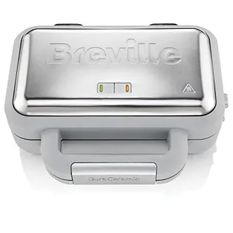 Breville VST072X Machine &agrave; gaufres, Gris/Argent