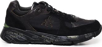 Premiata Schwarze Sneakers mit Runder Spitze - - Shoes - Herren - Schwarzk - 42 EU