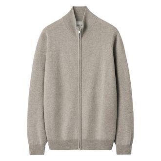 Soft Goat Gilet zipp&eacute; - Homme - Pulls - Gris - Taille: M