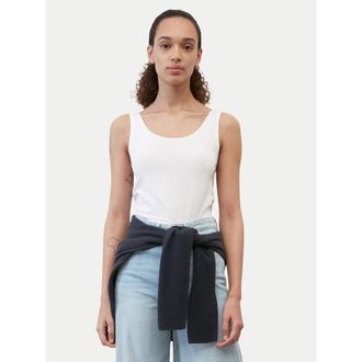 Marc O'Polo Top B01 2001 50001 Wei&szlig; Regular Fit