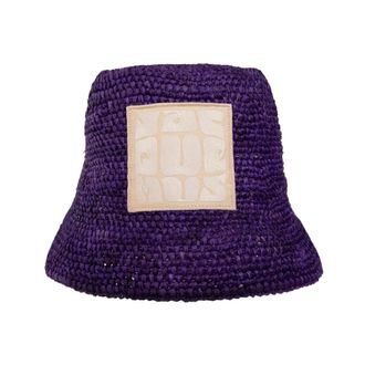Jacquemus unisex, Accessoires, Violet, Taille: 58 CM Chapeau Ficiu