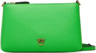 Pinko Handtasche Flat Horizontal Mini AI 25-26 104277 A0F1 Grün