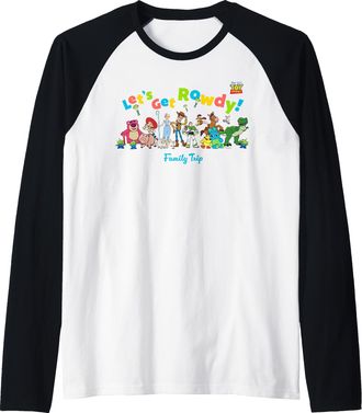 Pixar Disney and Pixars Toy Story Rowdy Family Trip Vacation Raglan
