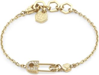 Philipp Plein Armband - Armband Plein Safety Pin - Gr. EINHEITSG - in Gold - f&uuml;r Damen