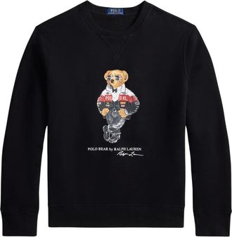 Polo Ralph Lauren SweaT-shirt &agrave; col rond Bear - Homme - Sweatshirts et sweats &agrave; capuche - Noir - Taille: L