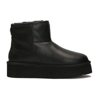 Kazar Wolle gef&uuml;tterte Ledersneestiefel - - Shoes - Damen - Schwarzk - 39 EU